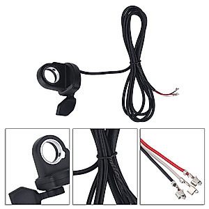 Hand Throttle,Throttle Speed Control,Accelerator Thumb Finger Throttle for Electric Bike Scooter E Bike (Right Hand)