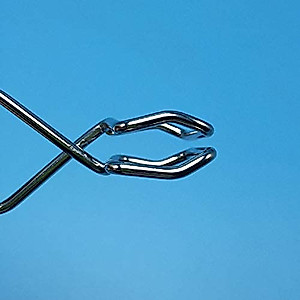 10 PCS Labs Stoddard Test Tube Clamp, Stainless Steel with Finger Grips, 6" Length