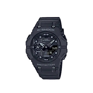 G-Shock Casio Analog-Digital Bluetooth Combi Black Resin Strap Watch | GAB001-1A