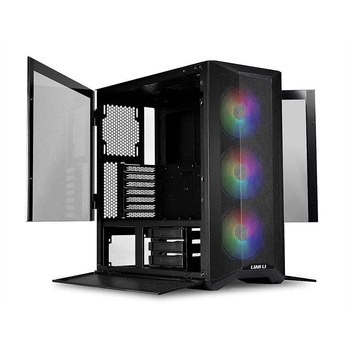 Lian-Li LANCOOL II Mesh RGB Tempered Glass ATX Case, Black
