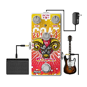 AZOR Chorus Guitar Effect Pedal Classic Goat Chorus Effects Pedal for Electric Guitar AP511