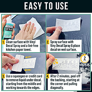 Berkland 8oz Vinyl Decals & Wraps Spray - Made in USA - for Cars, Trucks, ATVs, Motorcycles - Quick Drying, Silicone-Free