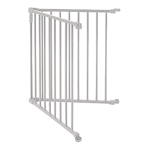 Toddleroo by North States 2 Panel Extension for 3 in 1 Metal Superyard: Adds up to 48" for an extra wide baby gate or play yard (48" width, Taupe)