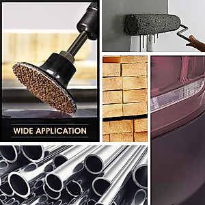 Shawya 25 PCS Sanding Discs 2 Inch Coarse Quick Change Roll Lock Disc Die Grinder Sanding Disc Coarse Surface Conditioning Discs for Burr Finish Rust Paint Removal