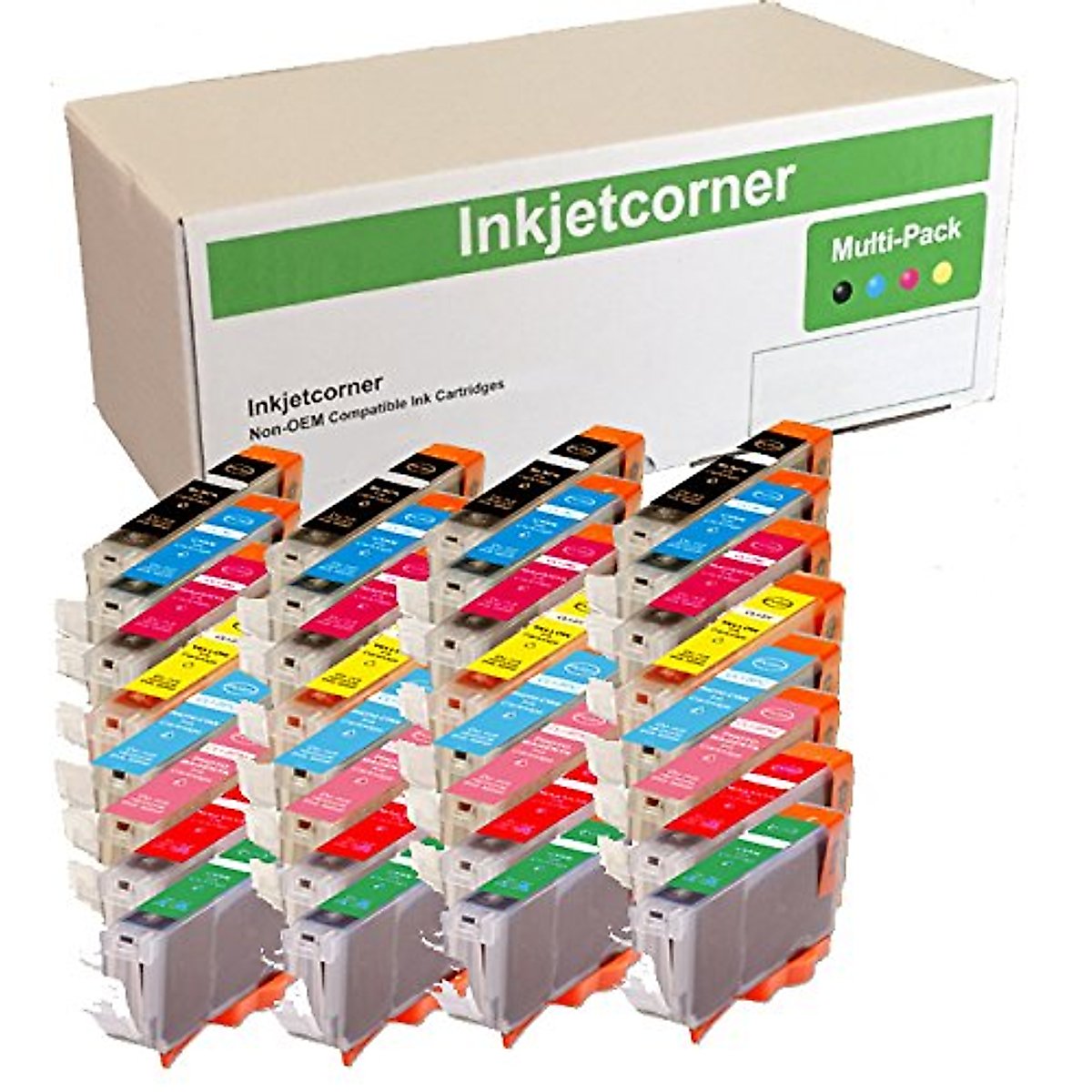 Inkjetcorner Compatible Ink Cartridges Replacement for CLI-8 for use with Pro9000 Mark II (32-Pack)