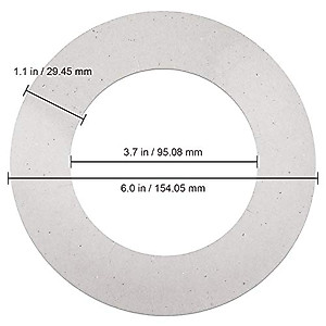 Beauticom (50 Pieces) Wax Warmer Universal Protective Collars Ring for 14oz Wax Can