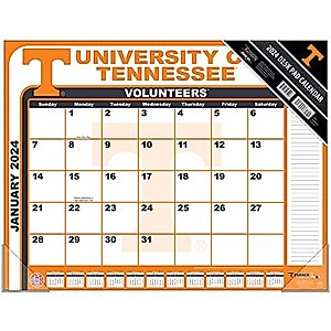TURNER SPORTS Tennessee Volunteers 2024 22X17 Desk Calendar (24998061489)