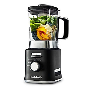Calphalon Precision Control 50 Oz Blender with 900-Watt Base and BPA-free Tritan jar, Matte Black