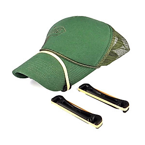 Visor Benders (Pack of 3 Black) ~ Tight Curl Model ~ Includes #64 Rubber Bands (NOT Recommended for X-Large Hats) Made in USA*