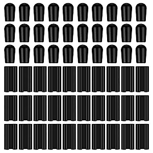 Grevosea 60 Pieces Rubber Feet for Sink Grid Kitchen Sink Rack Feet Quality Durable Kitchen Sink Rack Rubber Feet Black Grid Protector Replacement for Kitchen Sink Grid