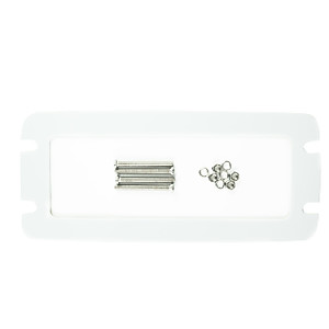 Dual Electronics SG3 Splashguard Marine Radio Housing Unit, Waterproof, Transparent, Single DIN, White