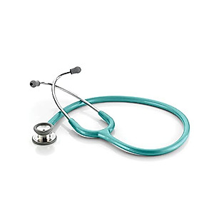 ADC - 604MCA Adscope 604 Pediatric Clinician Stethoscope, 30.5 inch Length, Metallic Caribbean