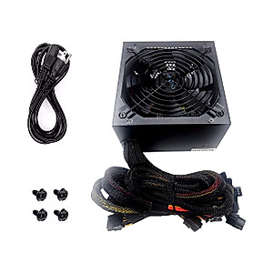 Apevia ATX-SP700 Spirit ATX Power Supply with Auto-Thermally Controlled 120mm Fan, 115/230V Switch, All Protections