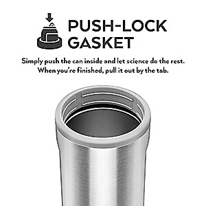 BrüMate Hopsulator Juggernaut Double-walled Stainless Steel Insulated Can Cooler For 24 Oz And 25 Oz Cans (OD Green)