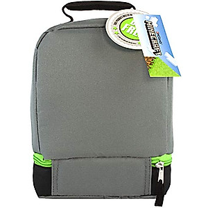 Minecraft Lunchbox Creeper Zip Compartment Green Lunch bag One Size