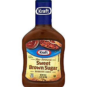 Kraft Sweet Brown Sugar Slow-Simmered Barbecue Sauce, 18 oz Bottle