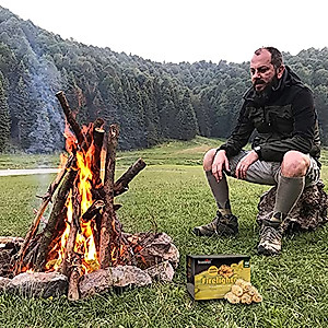 Stanbroil 108 pcs Natural Charcoal Fire Starters Super Fast Lighting Perfect for Barbecue Grills, Smokers,Wood Stove, Campfires and Outdoor Fireplaces