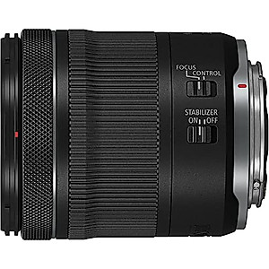 Canon EOS R Mirrorless Camera with 24-105mm f/4-7.1 Lens (3075C032) + 2 x 64GB Memory Card + Filter Kit + Wide Angle Lens + Color Filter Kit + Lens Hood + Bag + 2 x LPE6 Battery + More (Renewed)
