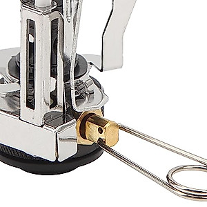 Mini Pocket Stove, Efficient and Stable Portable Picnic Camping Burner for Picnic (Brass Connector)