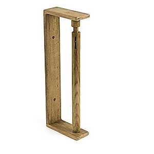 Whitecap Industries 62442 Teak Wall-Mounted Paper Towel Holder, Brown