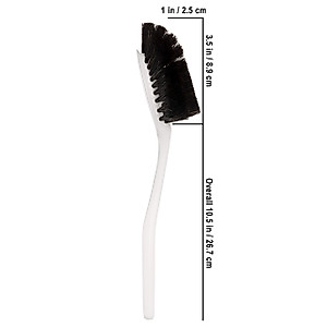 Redecker White Line Horsehair Dish Brush, 10-3/5-inches, Made in Germany