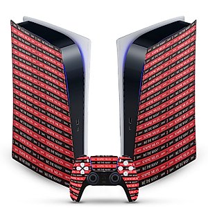 Head Case Designs Officially Licensed AC Milan Sempre Milan 1899 Art Vinyl Faceplate Sticker Gaming Skin Decal Compatible with Sony PlayStation 5 PS5 Digital Edition Console and DualSense Controller