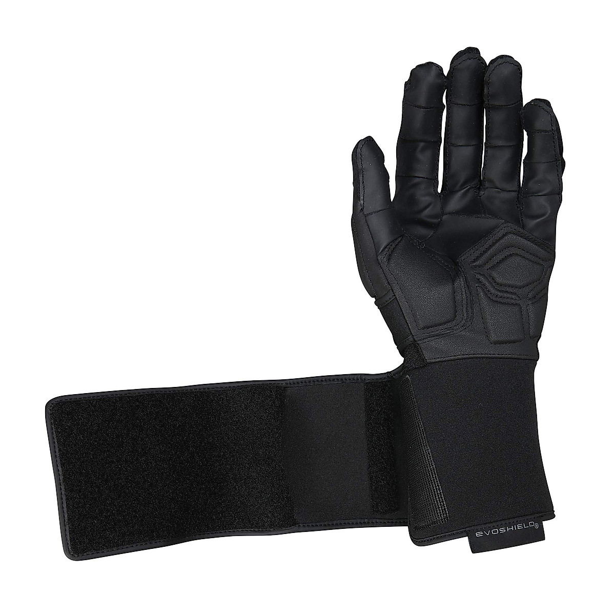 EvoShield Trench Lineman Adult Gloves - Black, Small