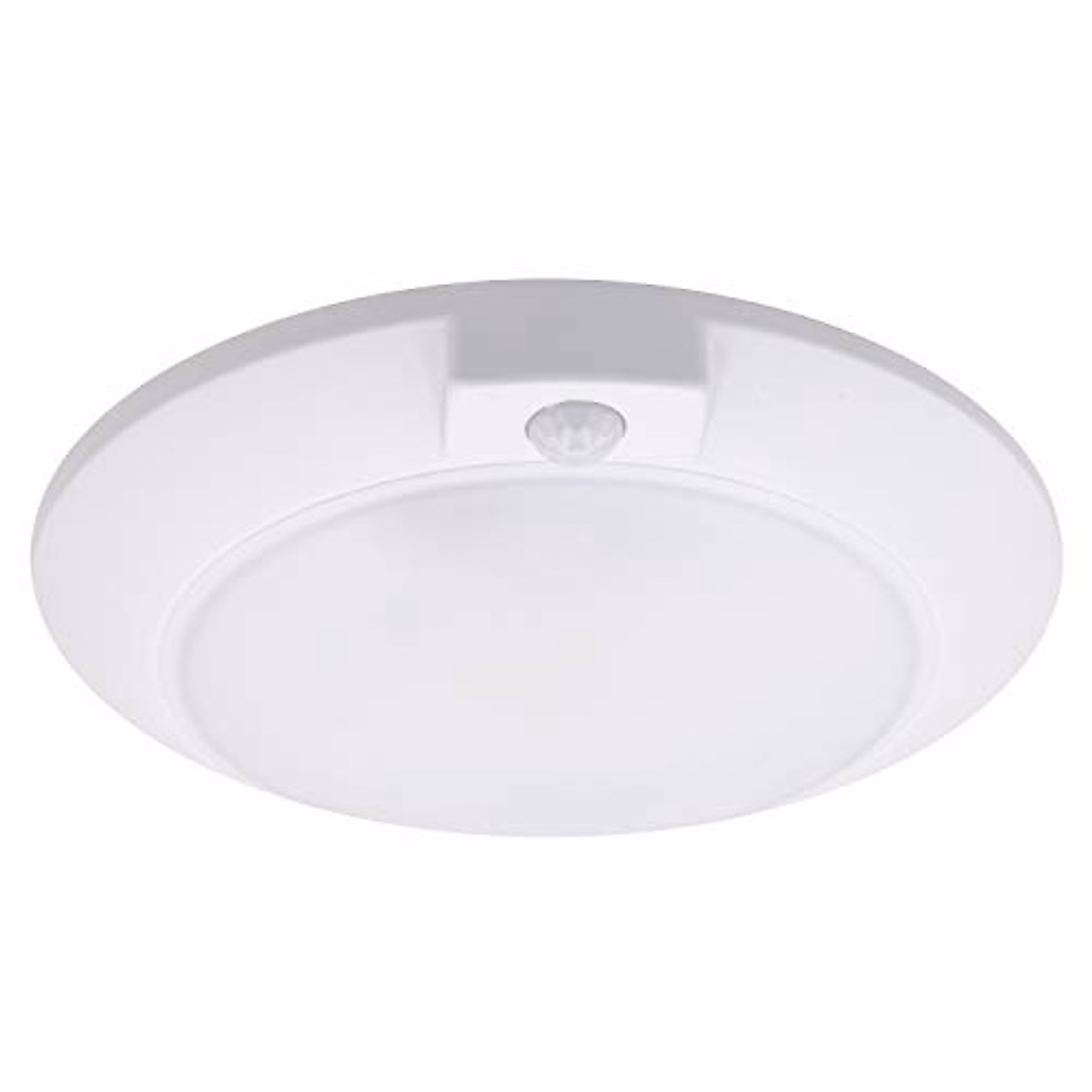 Maxxima 6 in. Round Motion Sensor LED Ceiling Mount Light Fixture - 3000K Warm White, 600 Lumens, Indoor Dome Light, Ideal for Closet, Hallway, or Kitchen Pantry Lighting