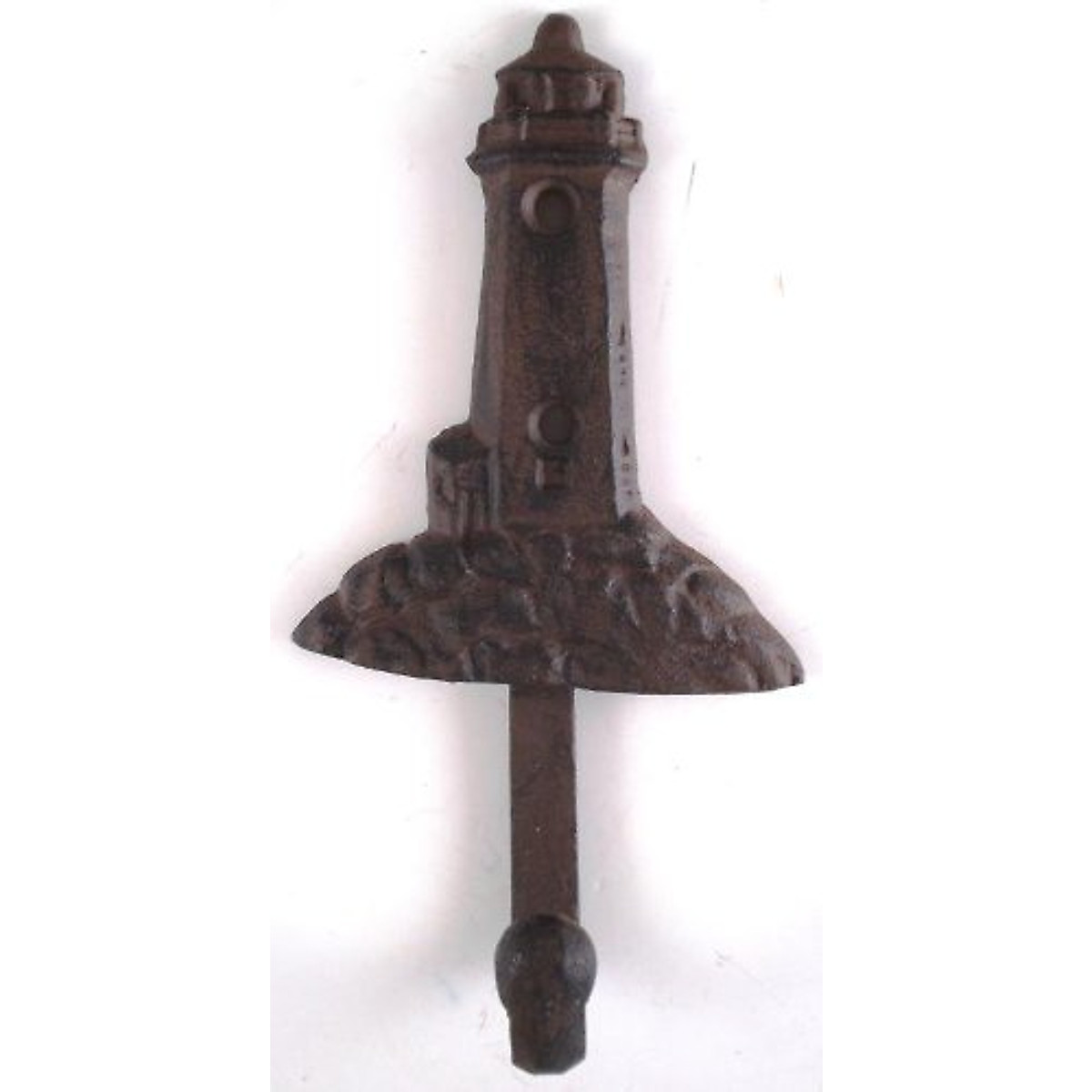 Lighthouse Dolphin Anchor Starfish Seahorse Shell Cast Iron Nautical Hooks Set