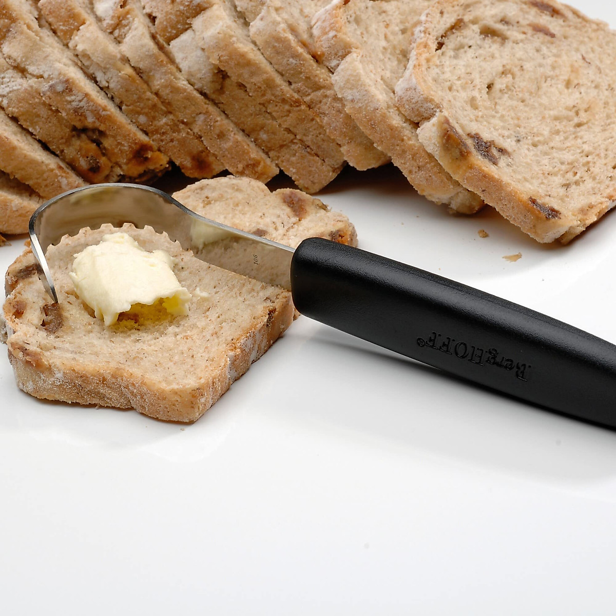 BergHOFF Essentials 8Pcs Garnishing Set in Bag, Lemon Zester, Double & Single Melon Baller, Channel Knife, Butter Curler, Peeler, Apple Corer, Great for Gift, Professional & Domestic Use