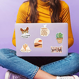 50PCS Vintage Inspirational Stickers,Motivational Aesthetic Stickers for Women Adults Kids Teen Teachers,Vinyl Waterproof Positive Decals for Laptop,Water Bottles,Phone Case,Scrapbook,Journal