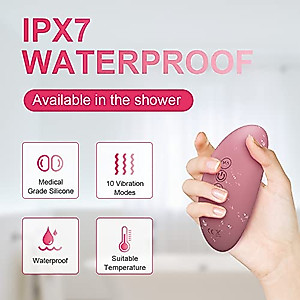 HAYAEN Heating Lactation Mssager Vibrating Breast Massager 2 in1, 3 Adjustable Heating + 10 Vibration for Clogged Ducts,Breastfeeding Massager to Improve Milk Flow and Congestion (Pink)