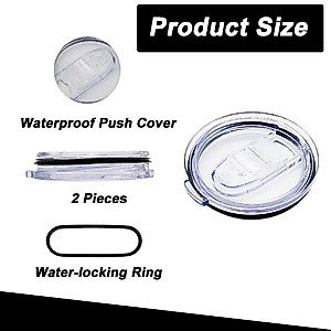 40 oz Tumbler Lids for Reduce, 40 oz Replacement Lids Compatible for Reduce 30 oz,40 oz Cold1 Tumbler with Handle,BPA Free Cup Lids 2Pcs