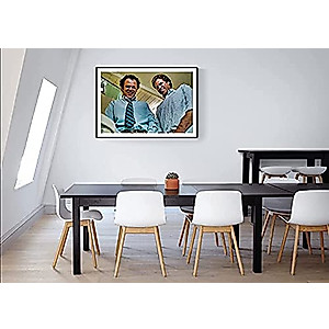 NATVVA Funny Bathroom Poster Canvas Wall Art Step Brothers - Sword Fight Poster Funny Canvas Wall Art Print On Canvas Home Decoration Painting No Frame