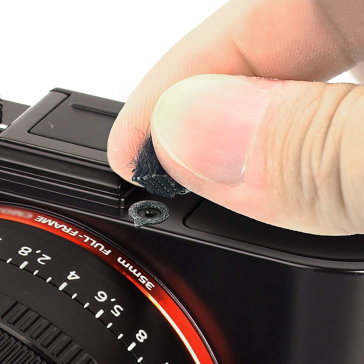 YOUSHARES Camera Mic Windscreen, 10 PCS Fur Wind Muff Wind Cover for Sony RX1 RX10 RX100 Digital Compact Cameras Built-in Microphone Outdoor Wind Filter