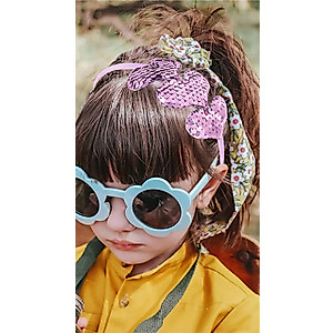 Dzrige Valentine's Day Heart Headband Sequin Love Hair Band Hoop Glitter Heart Shaped Hair Accessoires for Girls Women Valentine's Day New Year Wedding Birthday Party Gift