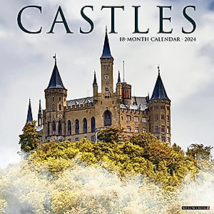 Willow Creek Press Castles Monthly 2024 Wall Calendar (12" x 12")