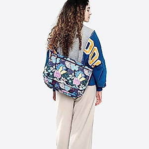 J World New York Terry Cute Messenger Bag for Women Kids School, Stardust