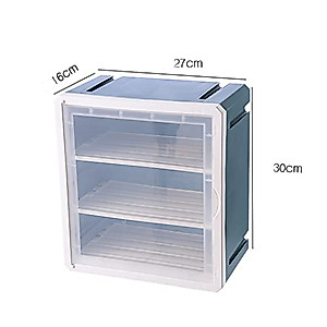 Medicine Box Wall-Mounted Medicine Cabinet Household Multi-Layer Free Movement of Compartments Non-Porous Wall Mount Plastic (Without Medicine)