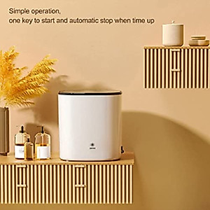 4.5 Litre Mini Lingerie Washer, Electric Blue Cleaning Washer with Wash and Spin Cycles and Drainage Basket Function, Built in Drainage Basket, Non Slip Rubber Sole, for Dormitory Home Use