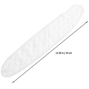 HEALLILY Cotton Umbilical Protective Bands Baby Navel Belts Infant Belly Bands 10Pcs (White)