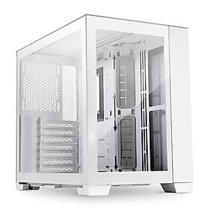 Lian Li O11 Dynamic DUAL-CHAMBER Case - E-ATX (Max 280 mm wide)/ ATX / Micro-ATX/ Mini-ITX - Steel - SFX/ SFX-L - CABLE MANAGEMENT FRIENDLY - COMPLETE DUST PROTECTION (O11DMINI-S Snow Edition)