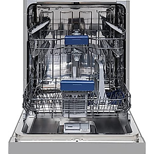 RCA RZ0842 Front Control-Built in FULLSIZE Dishwasher, 57 DBA, Stainless Steel, 24” WIDE, Stainless