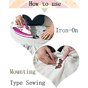 Punk Skull Embroidery Patch Vampire Teeth & Mouth Black Cartoon Embroidered Iron On Patch Sexy Vampire Lips Sticker Craft Fabric Accessory Sewing Jacket Polo T-Shirt Hat Bag Clothing Accessories