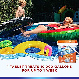 HTH 42038 Super 3" Chlorinating Tablets Swimming Pool Chlorine, 15 lbs
