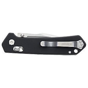 Schrade Delta Class Divergent 7.4in with 3in AUS-8 Steel Blade and G10 Handle for EDC,Black