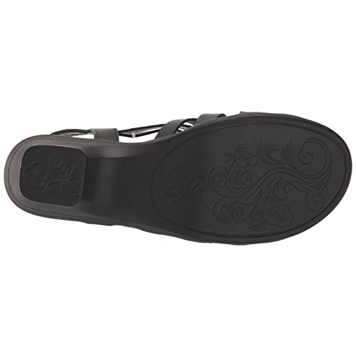 Easy Street Women's JIRA Heeled Sandal, Navy, 9