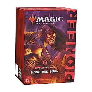Magic The Gathering Pioneer Challenger Deck 2021 – Mono Red Burn (Red) for ages 13+ years