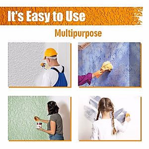 Knockdown Texture Sponge, Wall Patch, Drywall Patch/ Repair, Texture Patch Sponge, Home Decor Sponge for DIY Painting Ceiling Wall Texture - 2 Pcs
