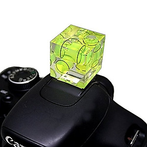 FOTYRIG Camera Level Hot Shoe Level 3 Axis Bubble Spirit Level Standard Shoe Mount Compatible with Nikon, Olympus, Pentax Digital and Film Cameras